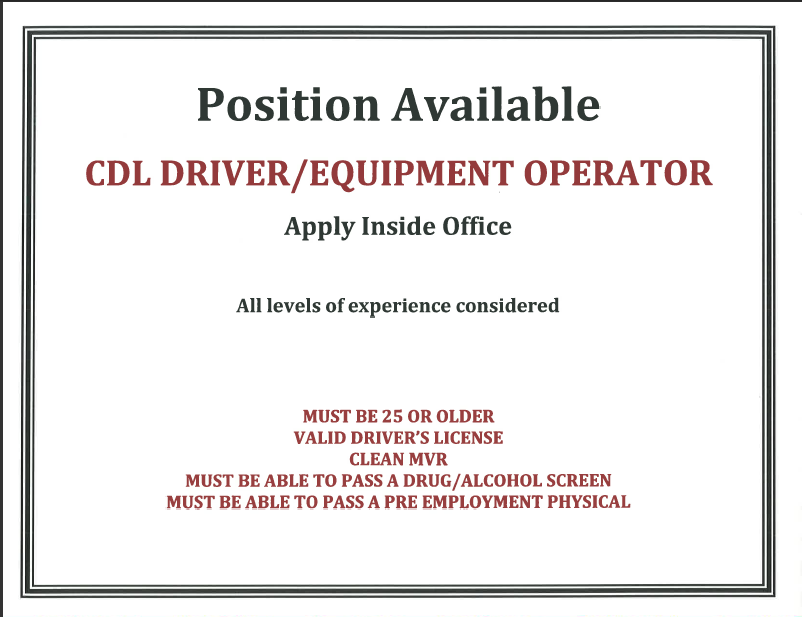 Position Available - Russell County Water Authority